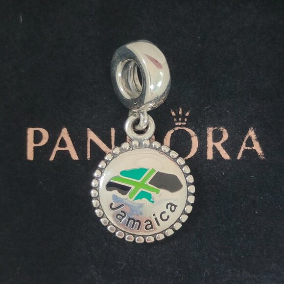 Pandora | Jewelry | Pandora Jamaican Country Map Flag Charm Exclusive ...